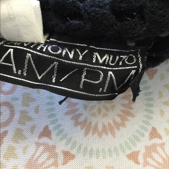 Anthony Muto | Sweaters | 98s Vintage Designer Anthony Muto Black ...